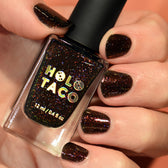 Holo Taco | Waste Of Space | Nail Polish | Black | Flakie - Holographic ...