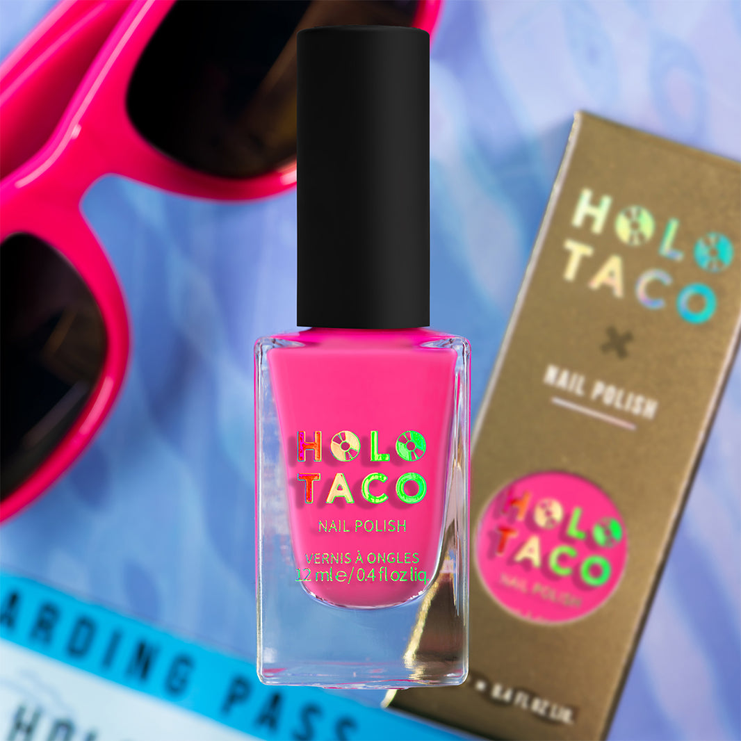 Holo Taco | One-Coat Black | Nail Polish | Black | Creme
