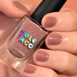 Holo Taco | Solo Mission | Nail Polish | Pink - Neutral | Flakie - Shimmer