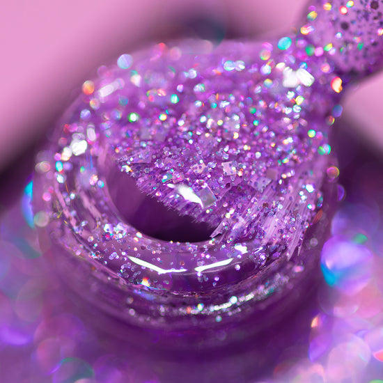 Holo Taco | Glitch & Glam | Nail Polish | Purple | Glitter - Holographic