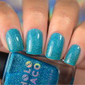 Holo Taco | Be Kind Rewind | Nail Polish | Blue | Glitter - Holographic