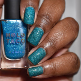 Holo Taco | Be Kind Rewind | Nail Polish | Blue | Glitter - Holographic