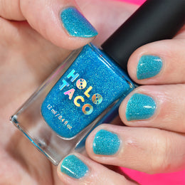 Holo Taco | Be Kind Rewind | Nail Polish | Blue | Glitter - Holographic