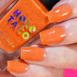 Holo Taco | Box Office Bomb | Nail Polish | Orange | Glitter - Holographic