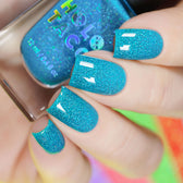 Holo Taco | Be Kind Rewind | Nail Polish | Blue | Glitter - Holographic