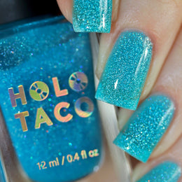 Holo Taco | Be Kind Rewind | Nail Polish | Blue | Glitter - Holographic