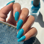 Holo Taco | Be Kind Rewind | Nail Polish | Blue | Glitter - Holographic