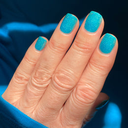 Holo Taco | Be Kind Rewind | Nail Polish | Blue | Glitter - Holographic