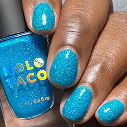 Holo Taco | Be Kind Rewind | Nail Polish | Blue | Glitter - Holographic