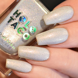Holo Taco | Sugar Rush | Nail Polish | White | Holographic - Shimmer