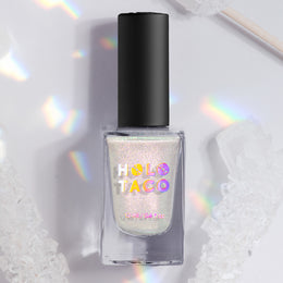 Holo Taco | Sugar Rush | Nail Polish | White | Holographic - Shimmer