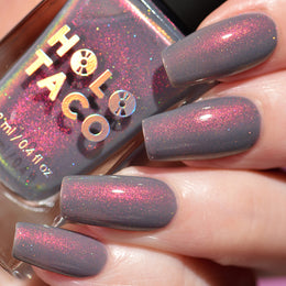 Holo Taco | Spirit Fingers | Nail Polish | Grey - Magenta | Holographic ...