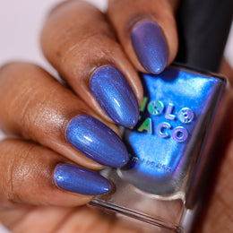 Holo Taco | Shadow Lake | Nail Polish | Blue - Grey - Indigo