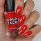 Holo Taco | Left On Red | Nail Polish | Red | Creme