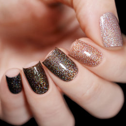 Holo Taco | Holo Barista Bundle | Nail Polish | Brown | Holographic