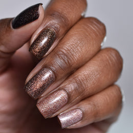 Holo Taco | Holo Barista Bundle | Nail Polish | Brown | Holographic