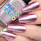 Holo Taco | Pink Steel | Nail Polish | Pink | Chrome - Metallic