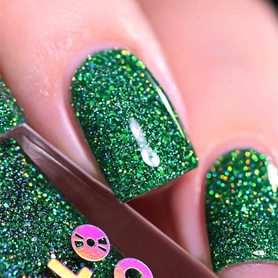 Holo Taco | Everything Is Pine | Nail Polish | Green | Glitter - Holographic