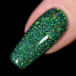 Holo Taco | Everything Is Pine | Nail Polish | Green | Glitter - Holographic