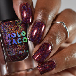 Holo Taco | Crimson Void | Nail Polish | Red | Holographic