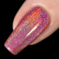 Holo Taco | Coral Chaser | Nail Polish | Pink - Red | Holographic